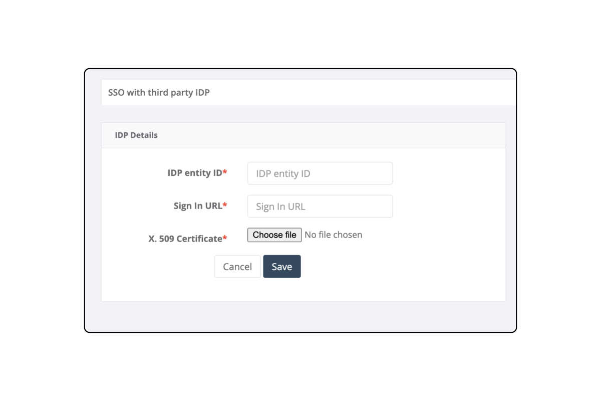 Enable SSO Login in Tracmor